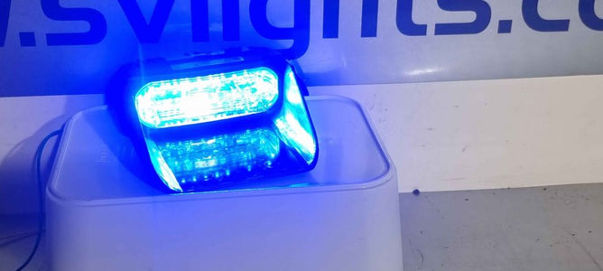 Whelen Avenger Dashlight Blue — SV Lights