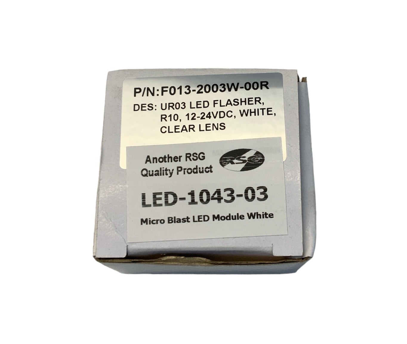 RSG Micro Blast White LED Modules 16 Flash Patterns 12v A.4 LED-1043-0 ...