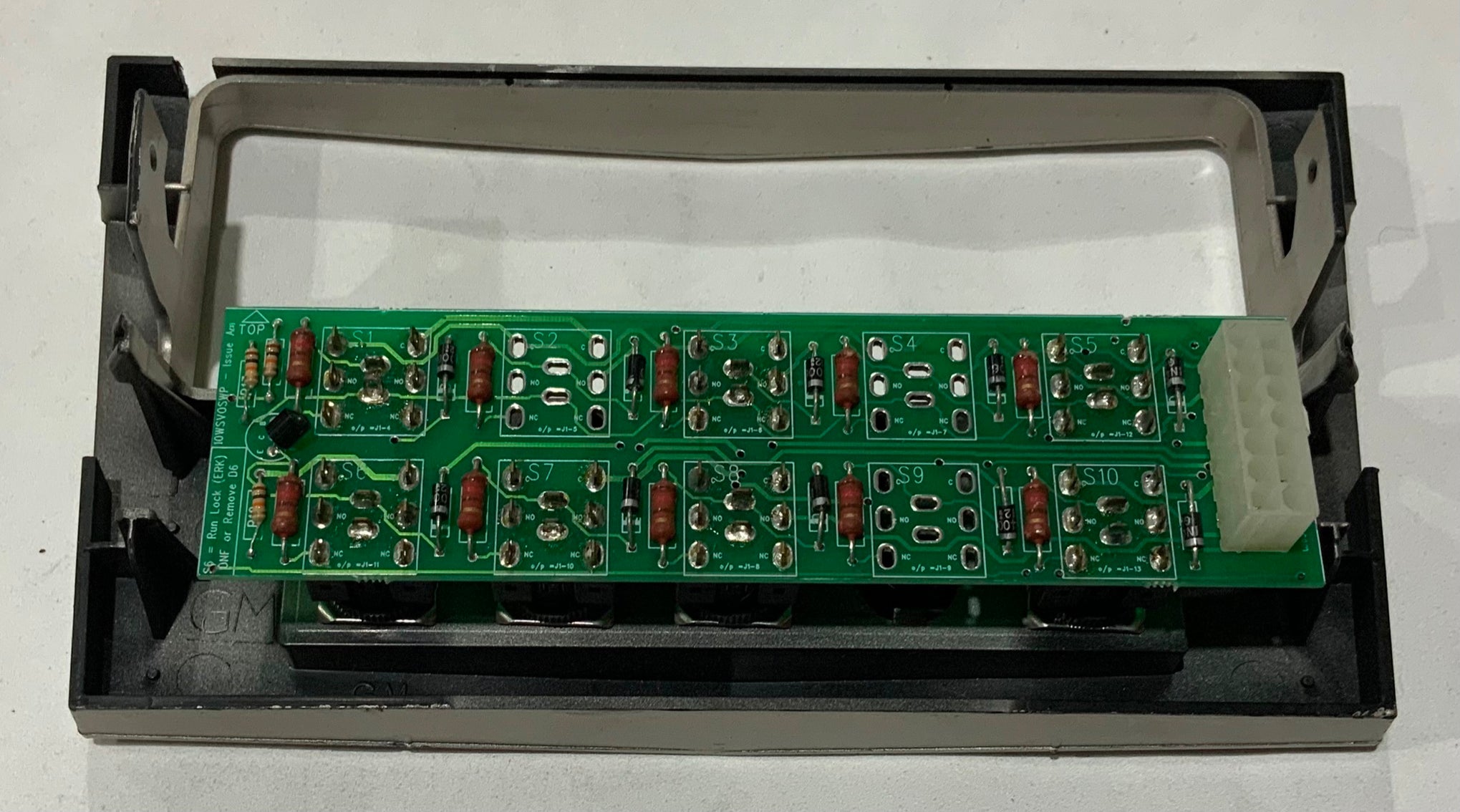 Vintage Ex Police Car Switch Panel For Vauxhall Astra Vectra Or Corsa ...