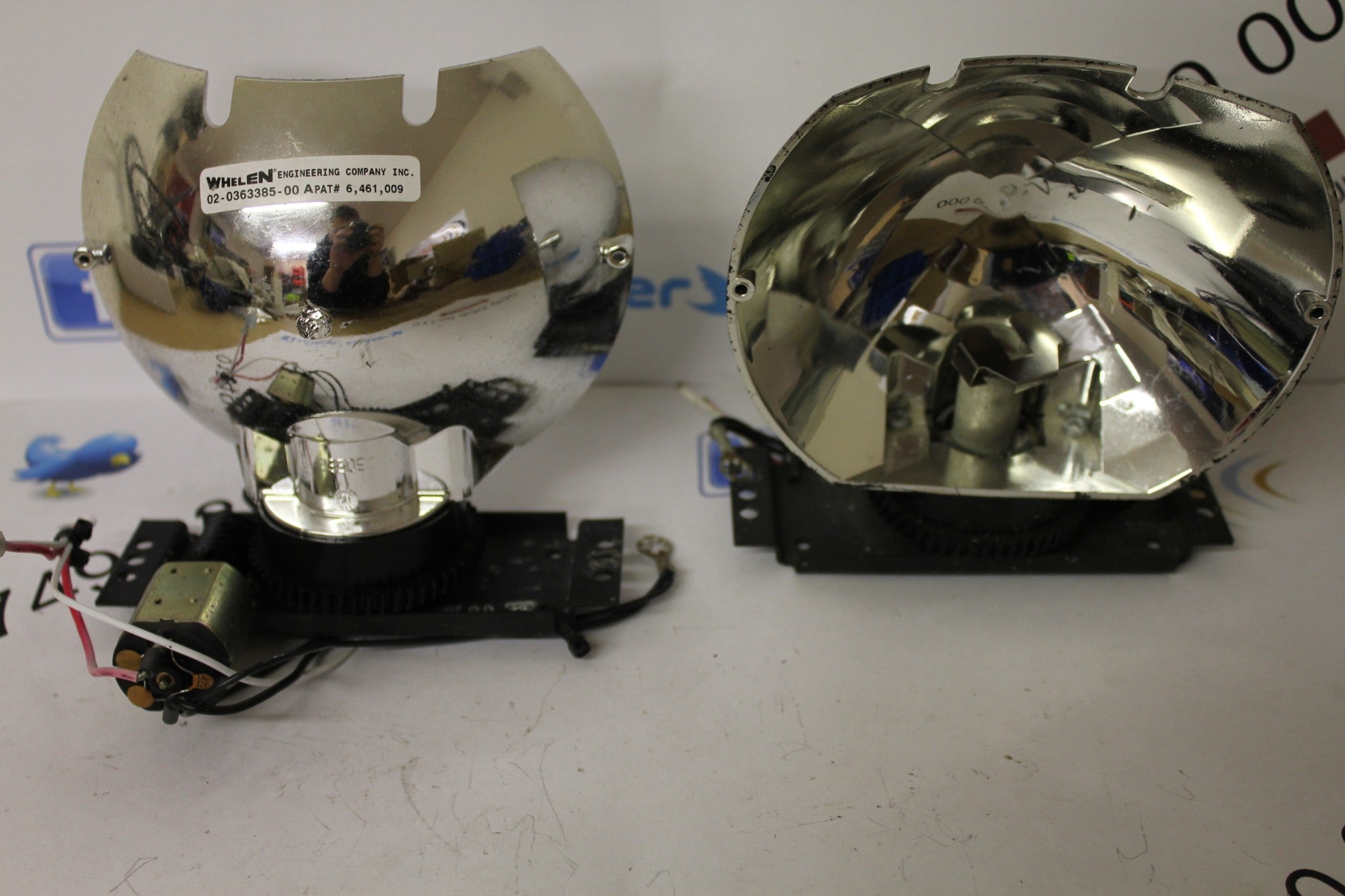 Set of 2 Whelen Centurion Rotators 12v 02-0363385-00 For Centurion Lig ...