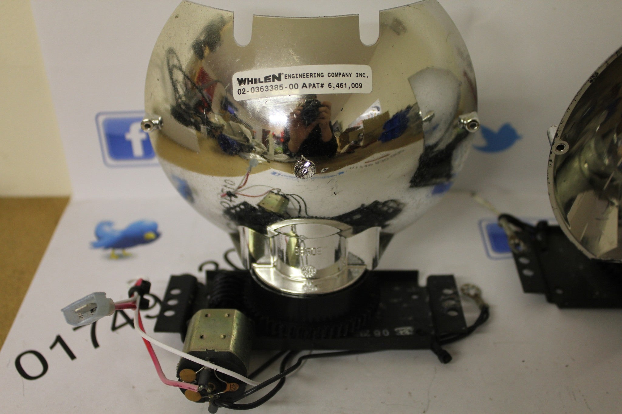 Set of 2 Whelen Centurion Rotators 12v 02-0363385-00 For Centurion Lig ...