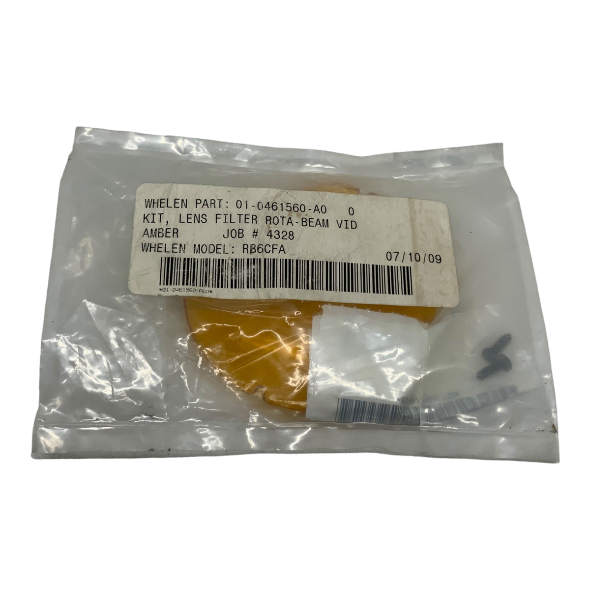 New Whelen Rota Beam VID Amber Lens Filter Kit P/N 01-0461560-A0 RB6CF ...