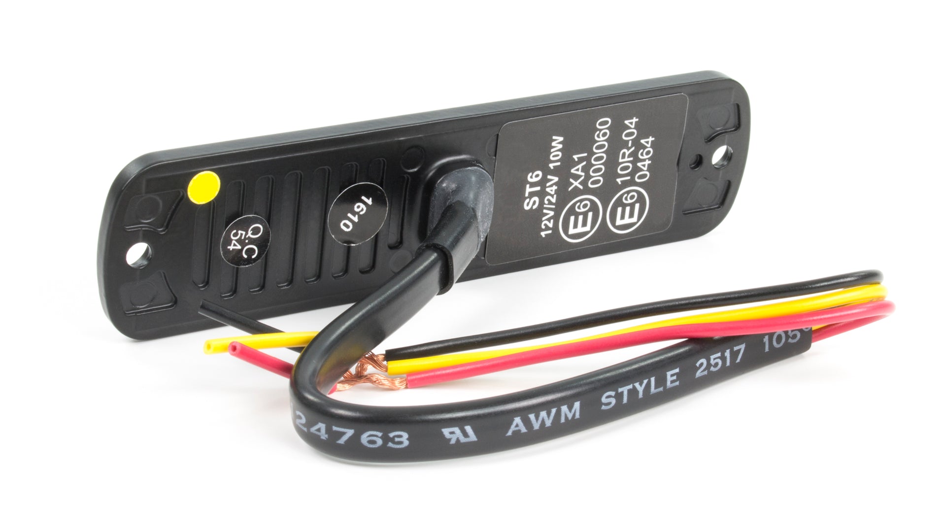 Axixtech ST6 AMBER LED Warning Light Surface Mount Class 2 Led 12v & 2 ...