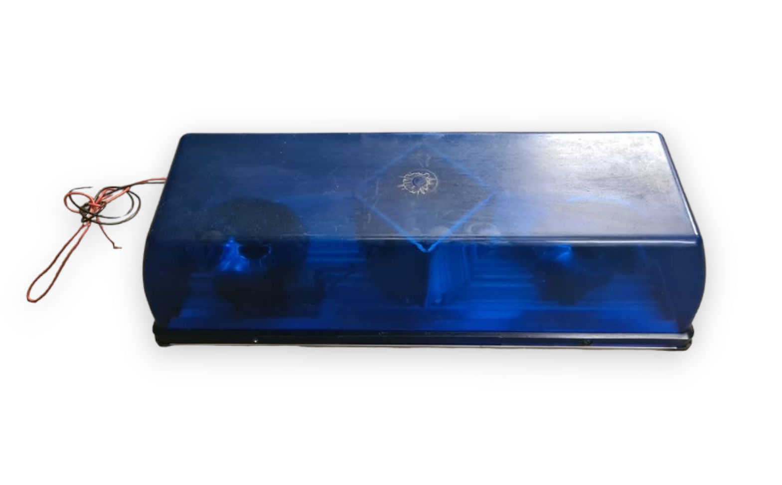 Used Whelen Val-U-Bar 17.5" Blue Twin Rotator Minibar — SV Lights